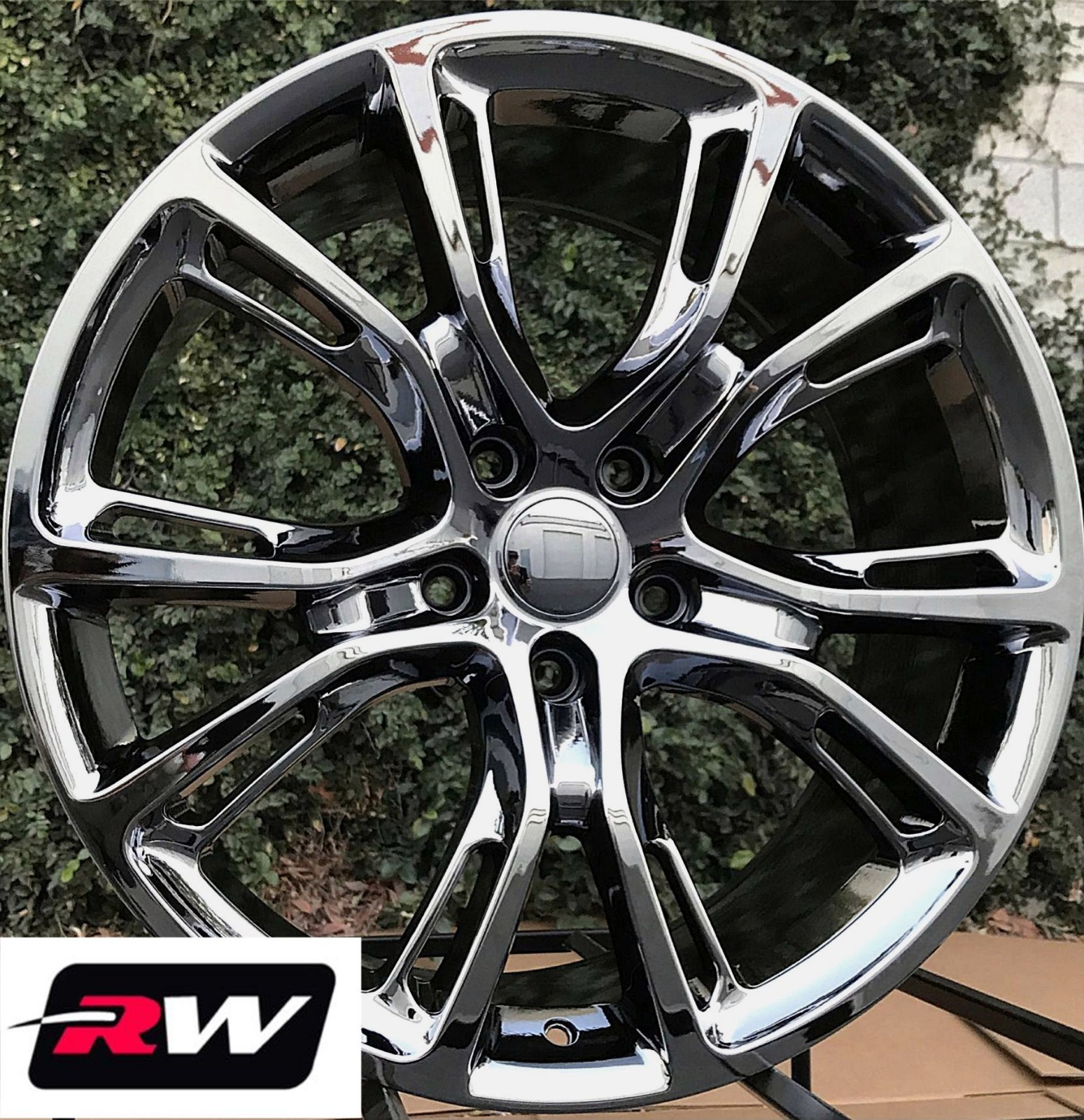 20" inch RW Wheels for Jeep Grand Cherokee 20x9" PVD Dark Chrome SRT ...