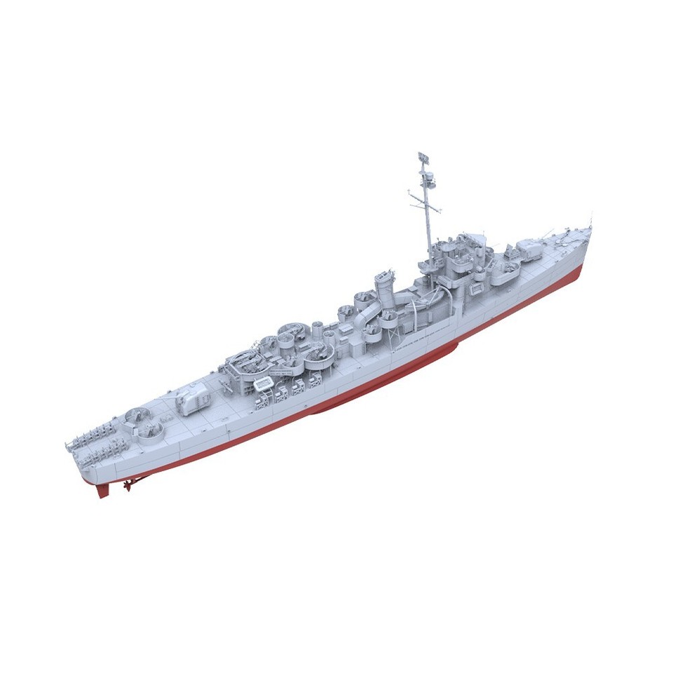 1/200 Military Model Kit USS Buckley Class Coolbaugh Frigate DE-217 ...