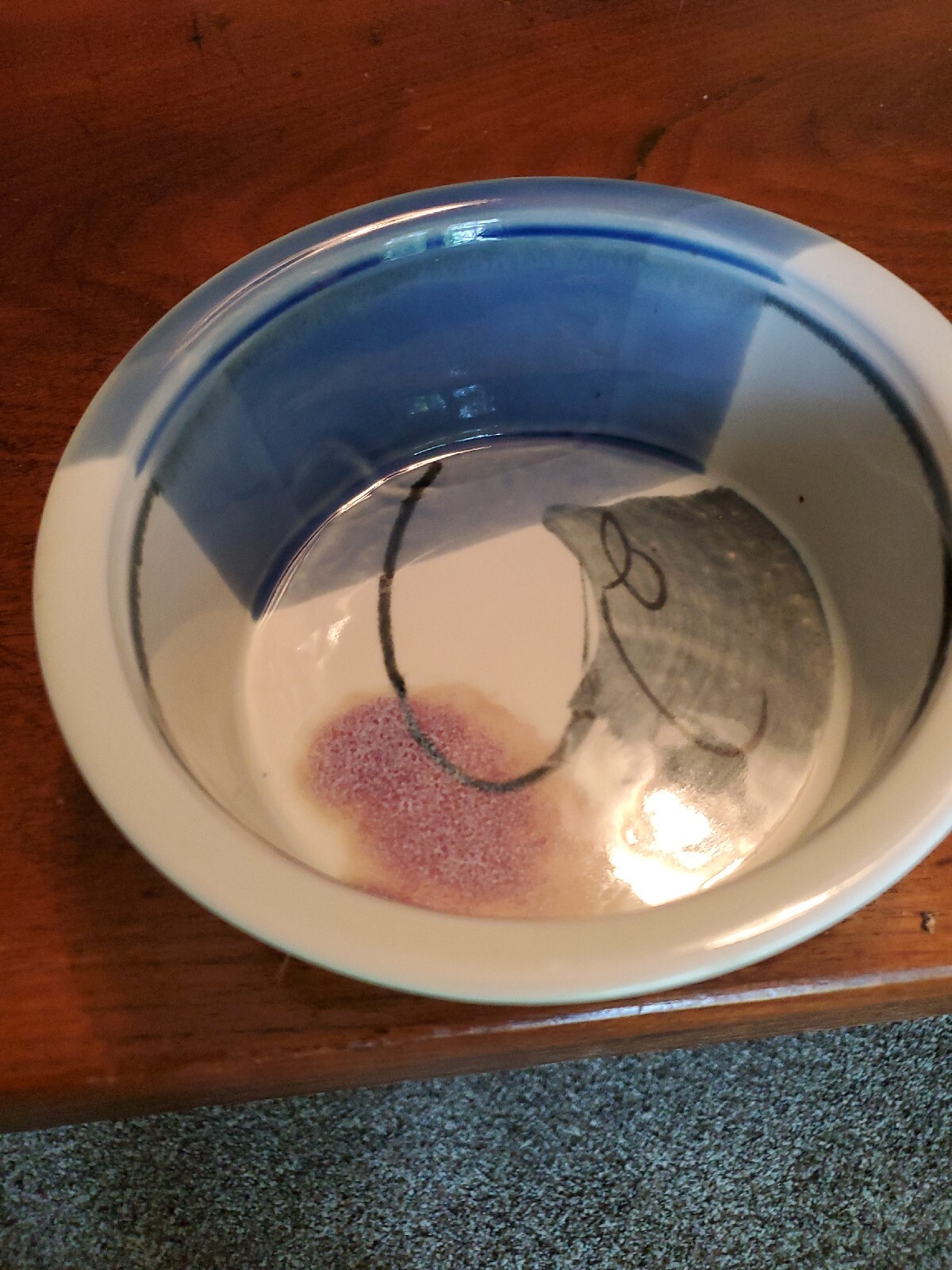 Jerry Pollari Ceramic 7 1/2" Round Bowl Northwest Studio Pottery Oregon ...