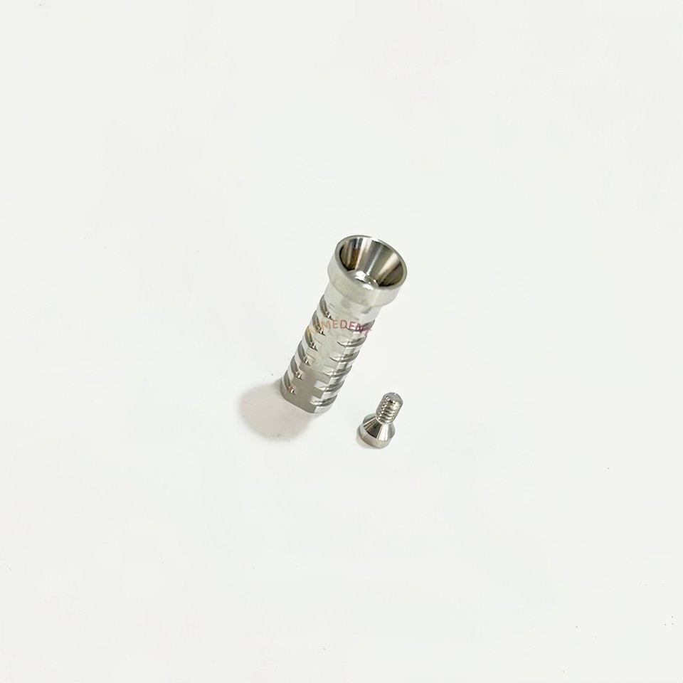 Dental Temporary Titanium Coping Screw Abutments 4.6mm GH-2mm Fits ITI ...