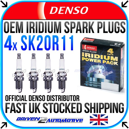 SK20R11 (3297) IRIDIUM DENSO SPARK PLUGS SET OF 4 - - | eBay Australia