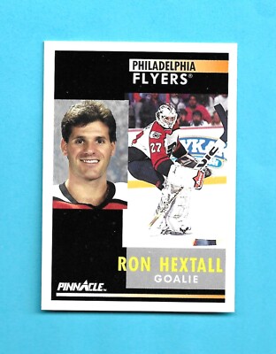 1991-92 Pinnacle Card # 118 RON HEXTALL PHILADELPHIA FLYERS EXCEPTIONAL ...