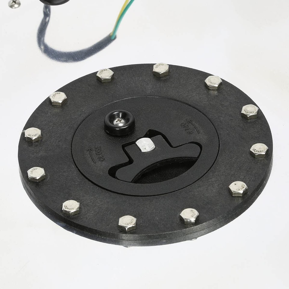 20 Gallon Sliver Polished Aluminum Fuel Cell Gas Tank+Cap+Level Sender ...