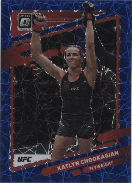 2022 Panini Donruss Optic UFC - Katlyn Cerminara #61 Blue Velocity ...