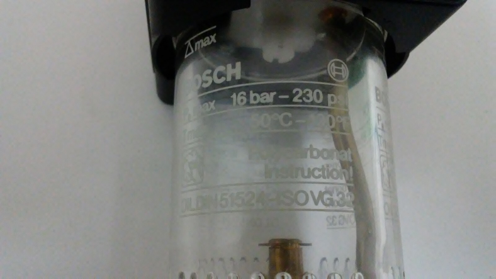 OLD STOCK BOSCH FILTER REGULATOR 0-821-301-509 OILDIN51524-ISOVG32 for ...