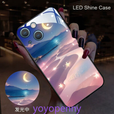 Induction Glow Beach LED Light up Phone Case Cover for Samsung S25 ...