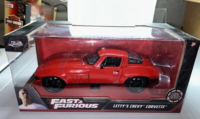 Jada 1:24 Scale Fast & Furious Letty's Chevrolet Chevy Corvette Red ...