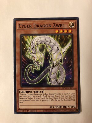 Cyber Dragon Zwei SDCS-EN004 Yu-Gi-Oh! Card NM 1st Edition | eBay