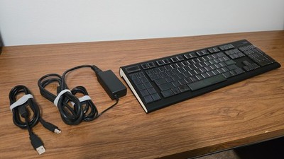 ULTRA RARE Art Lebedev Optimus Maximus keyboard black - OLED WORKS BUT ...