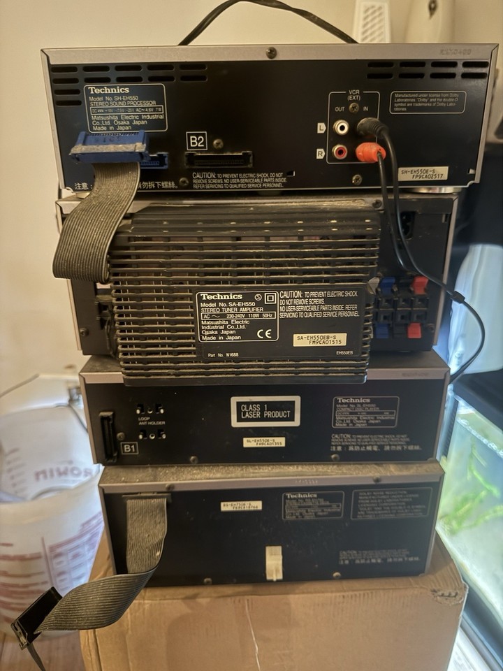 Technics Hi Fi SA-DV170 Amplifier, RS Cassette player , SH Processor ...