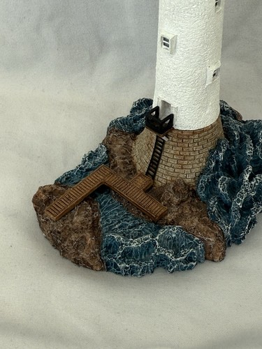 SIGNED! Bell Rock Scotland Model Lighthouse Figurine Pharos Collection ...