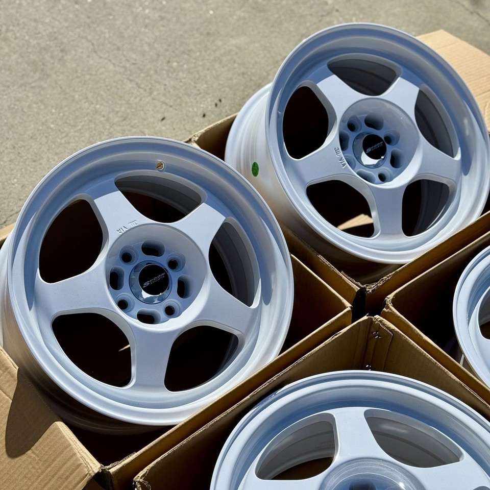 15" SW388 SPOON STYLE WHEELS RIMS 4 LUG 4X100 15"X7.0"+35 NEW SET OF 4 ...
