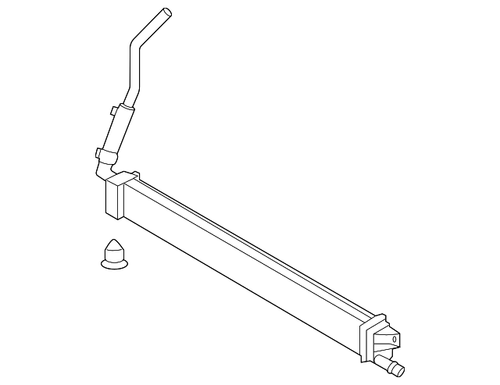 Genuine Hyundai Inverter Cooler 253E0-P4000 | eBay