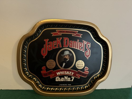 SCARCE NEAR MINT JACK DANIEL'S OLD NO 7 TENNESSEE WHISKEY SERVING TRAY ...