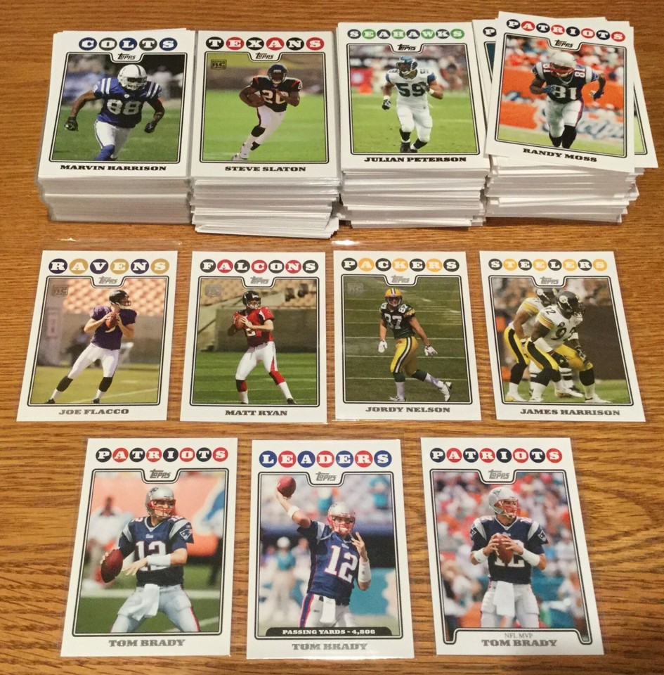 2008 Topps Football Complete Set #1-440 NM-Mint | eBay