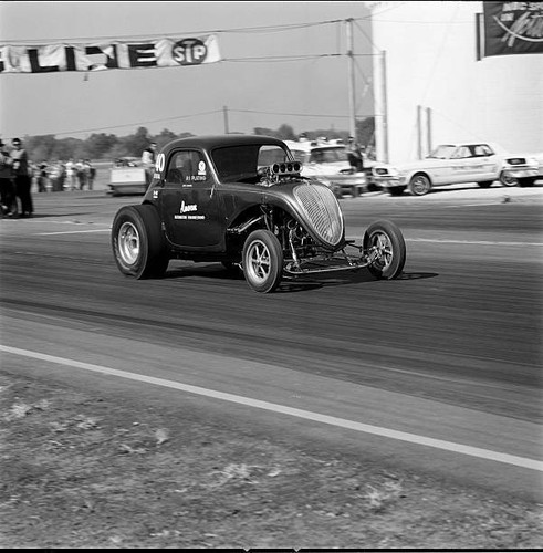 Joe Davis In His Fiat Topolino Drag Car 1965 Motor Racing Old Photo | eBay