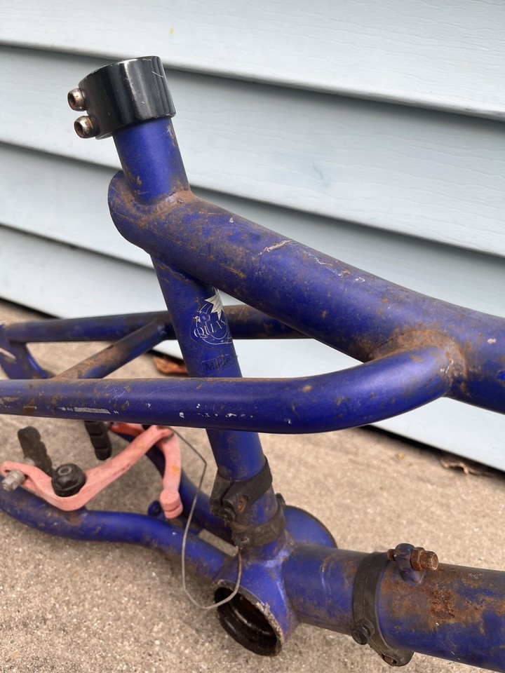 Vintage Quasar Clash BMX Freestyle Bike Frame Forks Handlebars Rims ...