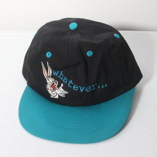 BUGS BUNNY Looney Tunes WB Whatever... Vintage 1997 Hat Cap Black ...