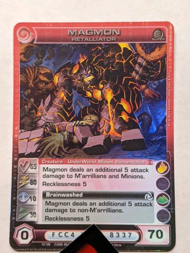 Chaotic Magmon (Retailliator)-13/100 SUPER RARE 65/80/10/30/ 70 | eBay