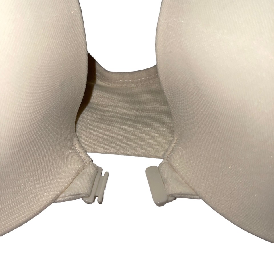 Warner's Bra Underwire Racerback Front Closure Your Bra Stretch Beige ...