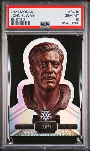 John Elway 2021 Panini Mosaic Football Busted #BU19 PSA 10 POP 4 | eBay