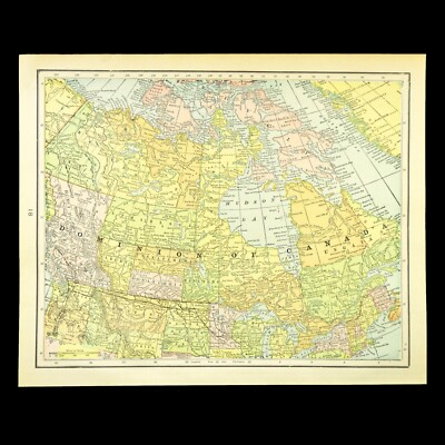 Pre-1900 - Map Of Canada