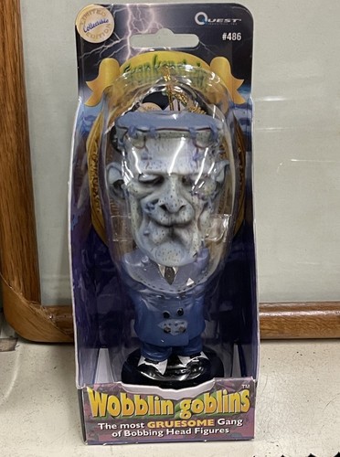 2001 Wobblin Goblins FRANKENSTEIN Bobblehead Monster Halloween ...