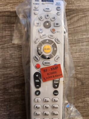 Direct TV remote control r/c new UNused RF-XMP RC66RX R,H H/R & ABOVE ...
