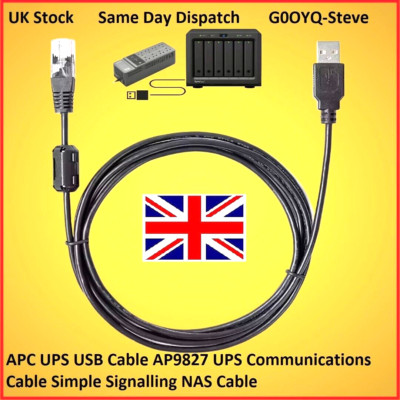 APC UPS USB Cable AP9827 UPS Communications Cable Simple Signalling NAS ...