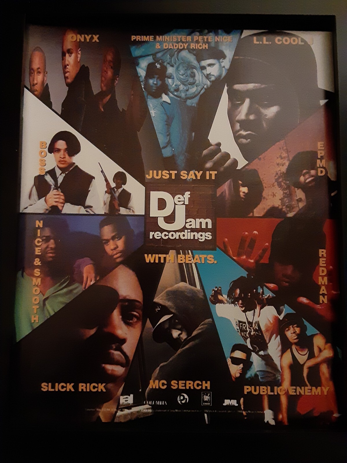 Def Jam Records EPMD Onyx MC Serch Redman Rare Original Promo Poster Ad ...