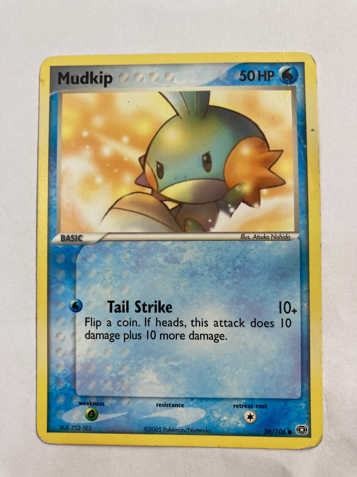 Mudkip 56/106 EX Ruby HP/DMG Card Common | eBay