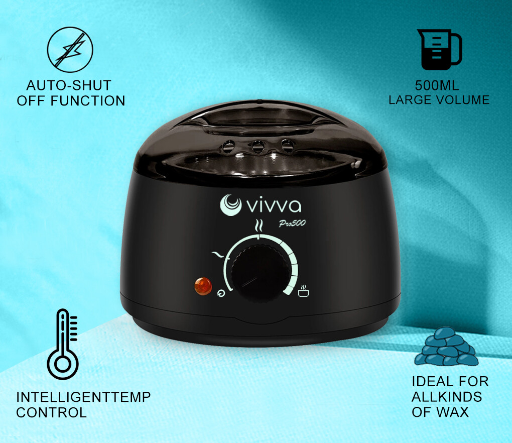 VIVVA Pro500 Wax Warmer Heater Paraffin Pot Hair Removal 300/600g Wax ...