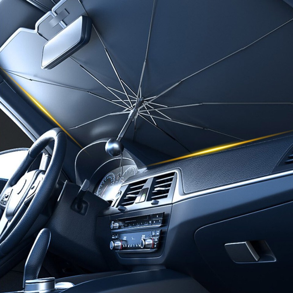 Car Sunshade Foldable Windshield Umbrella Sun Shade Curtain Window ...