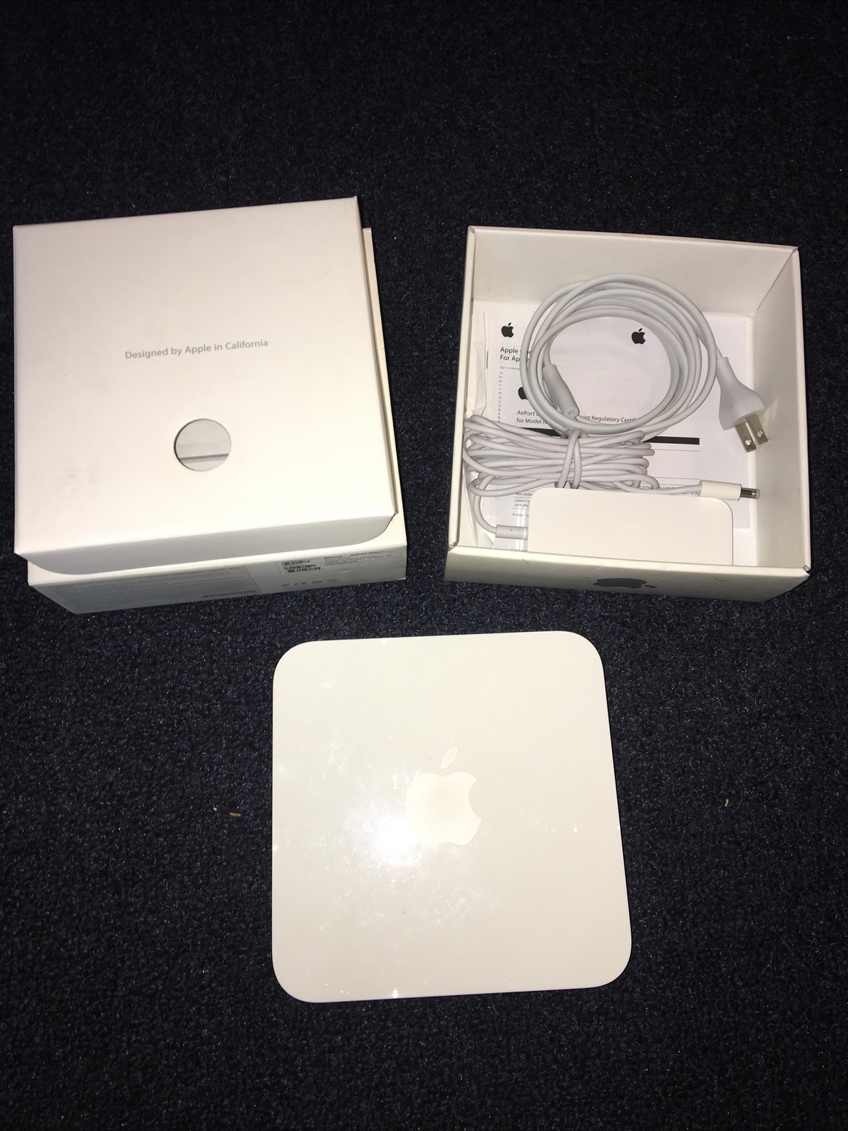 APPLE MAC AIRPORT EXTREME BASE STATION 802.11n Wi-Fi ROUTER M/N A1408 ...
