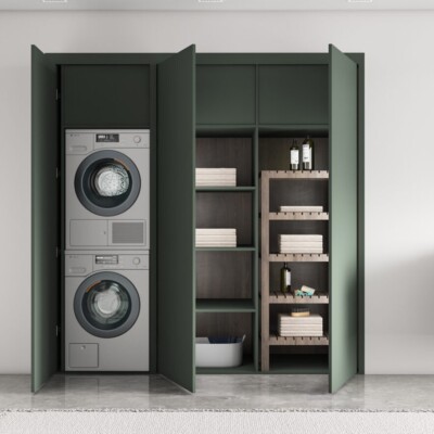 Cabinet Pocket Pivot Door Kit for Single Leaf Doors - Space-Saving ...