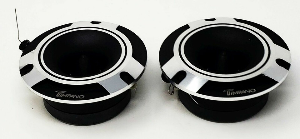 8 x Timpano TPT-ST2 4" Super Loud Tweeters 240 Watts Chrome 1" Voice ...