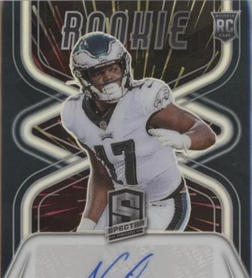 2022 Panini Spectra - Rookie Autographs Nakobe Dean #30 Hyper Prizm /60 ...