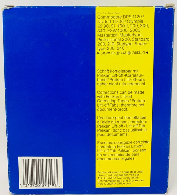 Pelikan Gr. 163c Farbband Filmband 571497 Olympia ESW 3000 online ...