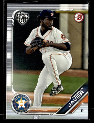 2019 Topps Bowman Holiday #TH-CJ Cristian Javier Card Houston Astros | eBay