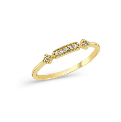Unique Handmade Design In 10K Yellow Gold With Earth Mined 0.10CT ...