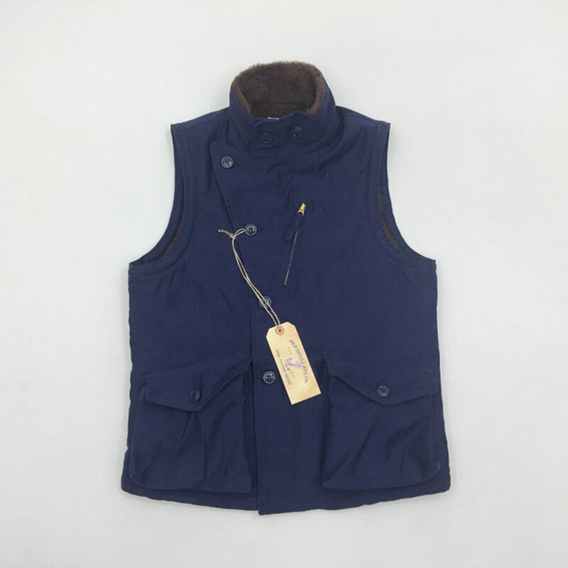 BOB DONG Aviator Vest Rugged Style Men's Sleeveless Jacket Motorcycle ...