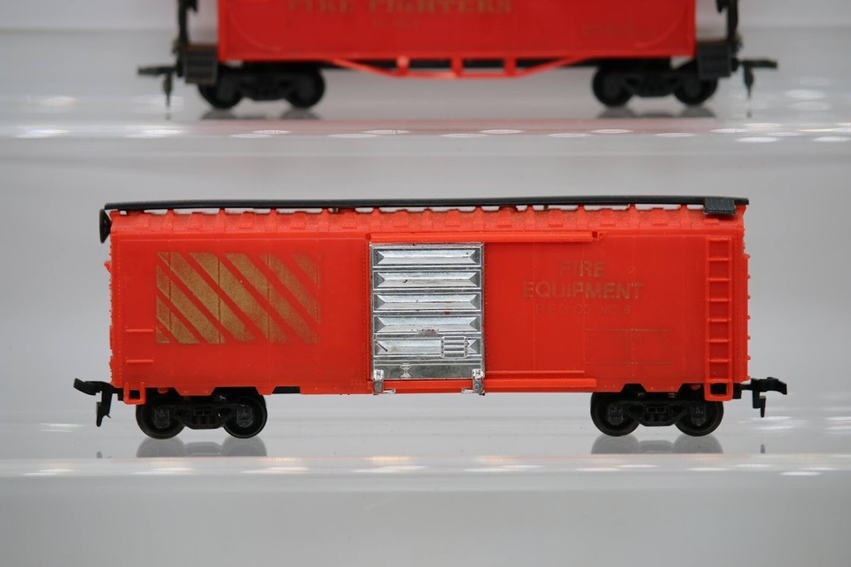 HO Scale Model Power, Fire Fighters Co. #6, Train Set 1:87 Gauge Set Of ...