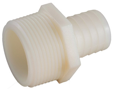 10 Pack - Pipe Fitting, Nylon Hose Barb, 1/4 ID x 1/2-In. MPT -53701 ...