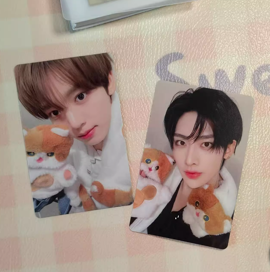 ZB1 YZY Yizhiyu Fat Cat Fansign PC Chinese Card Back Han Yujin & Ricky ...