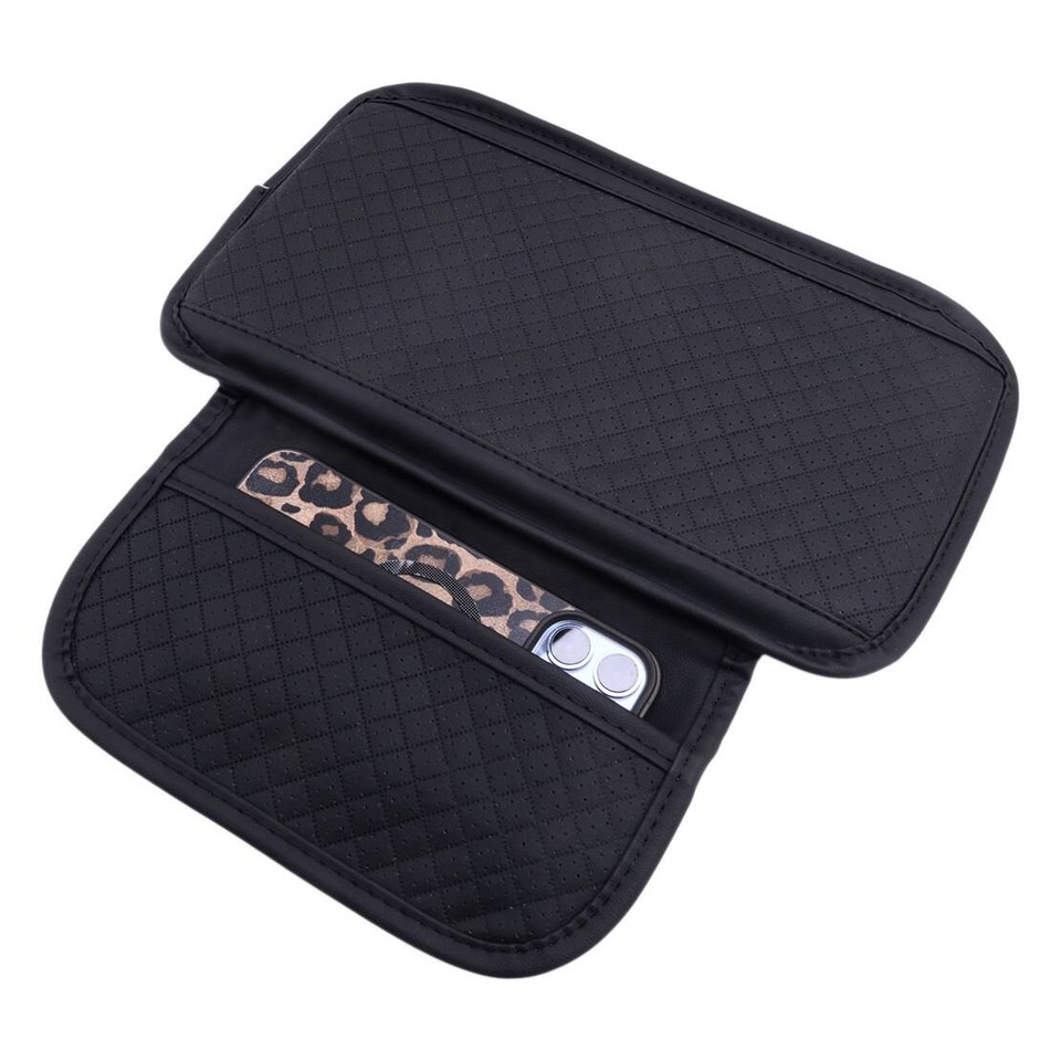 Center Console Armrest Box Mat Pad Cushion Cover with Side Storage ...