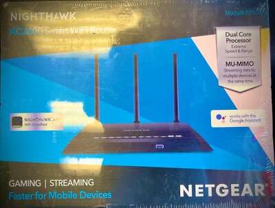 NETGEAR Nighthawk AC2600 Router (Smart Wi-Fi R7450-100NAS) | eBay