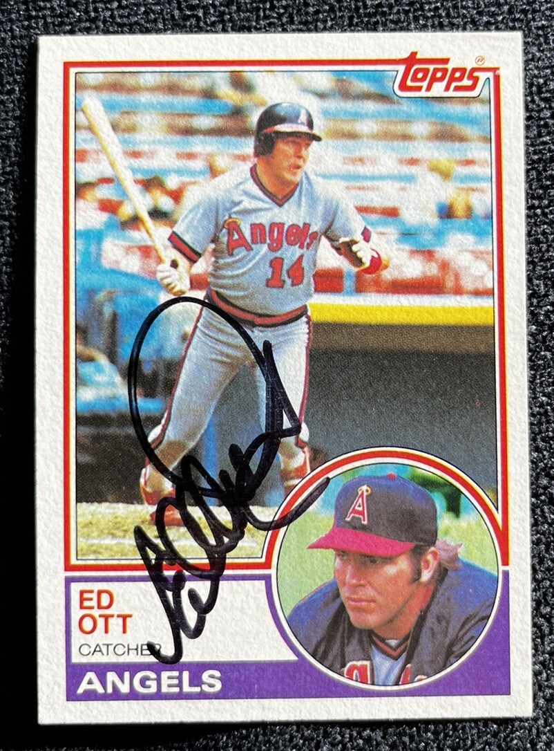 1983 Topps #131 Ed Ott Signed Card Autograph | eBay