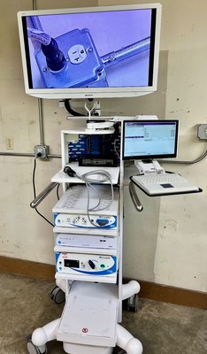 Conmed video cart with Sony 4K monitor, IM8000 camera, video capture ...