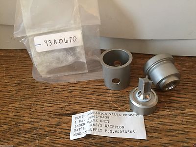 New FLUID MECHANICS VALVE Company 316 Stainless Steel 93A0670 1562-0438 ...