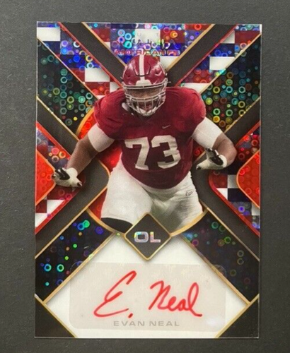 2022 Wild Card - Evan Neal #AMA-TH35 Alabama Crimson Tide - ROOKIE AUTO ...